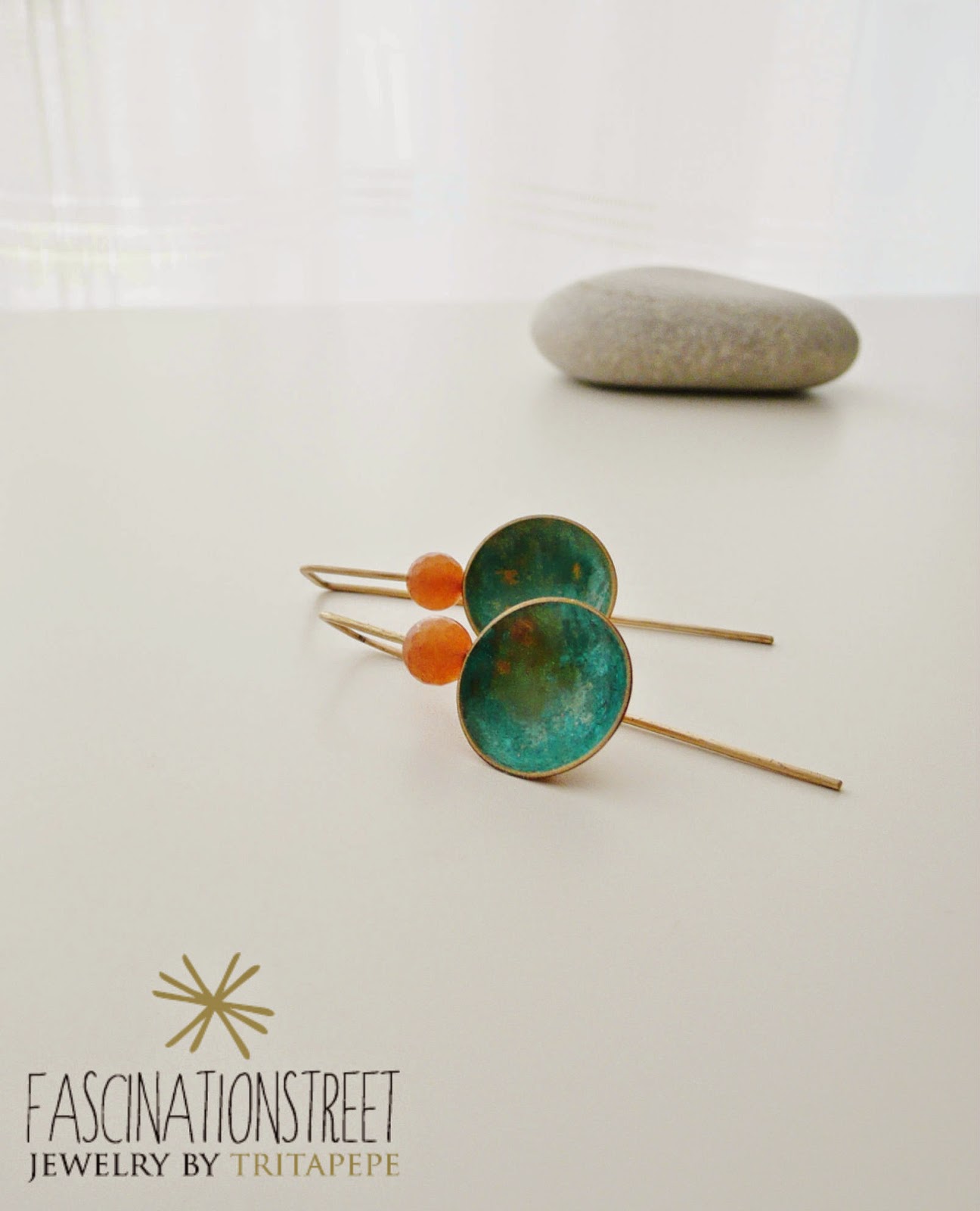 fascinationstreet: Orecchini Hope - patina e similoro