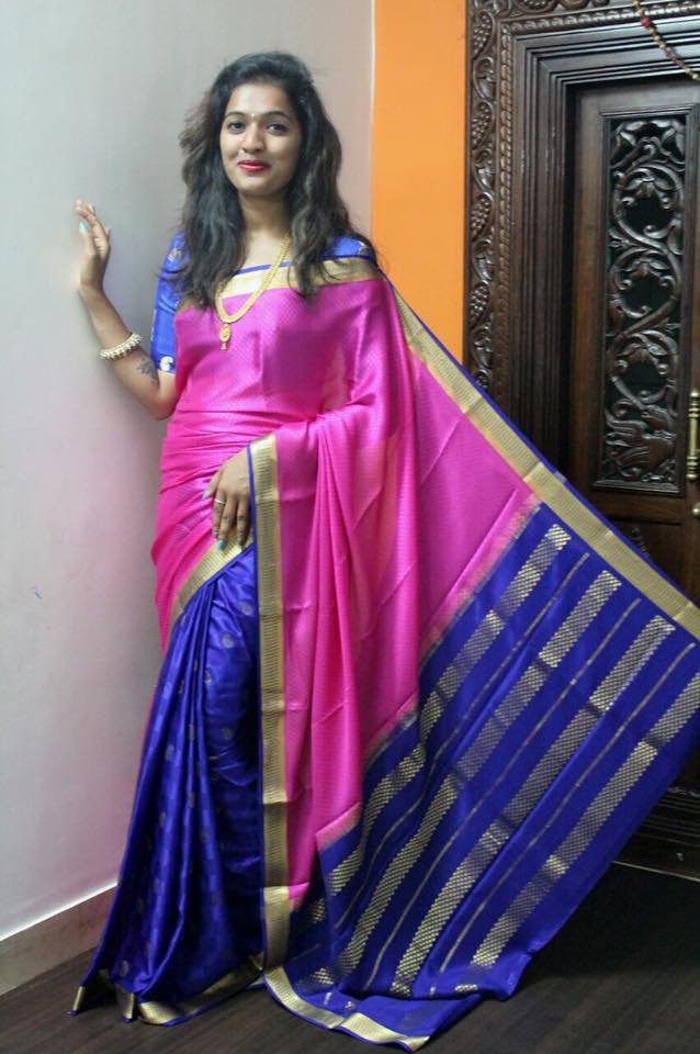 LATEST PURE MYSORE SILK CREPE SAREES | MYSORE SILK SAREE BUY ONLINE