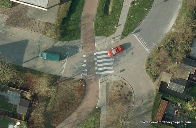 A view from the cycle path: Safe cycle priority road crossings