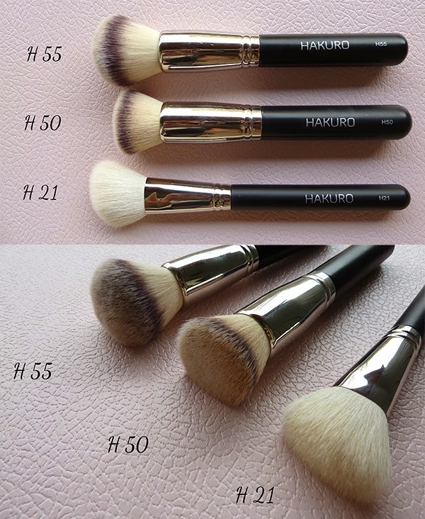 Nude Powder: Make up tools | Hakuro Brushes review