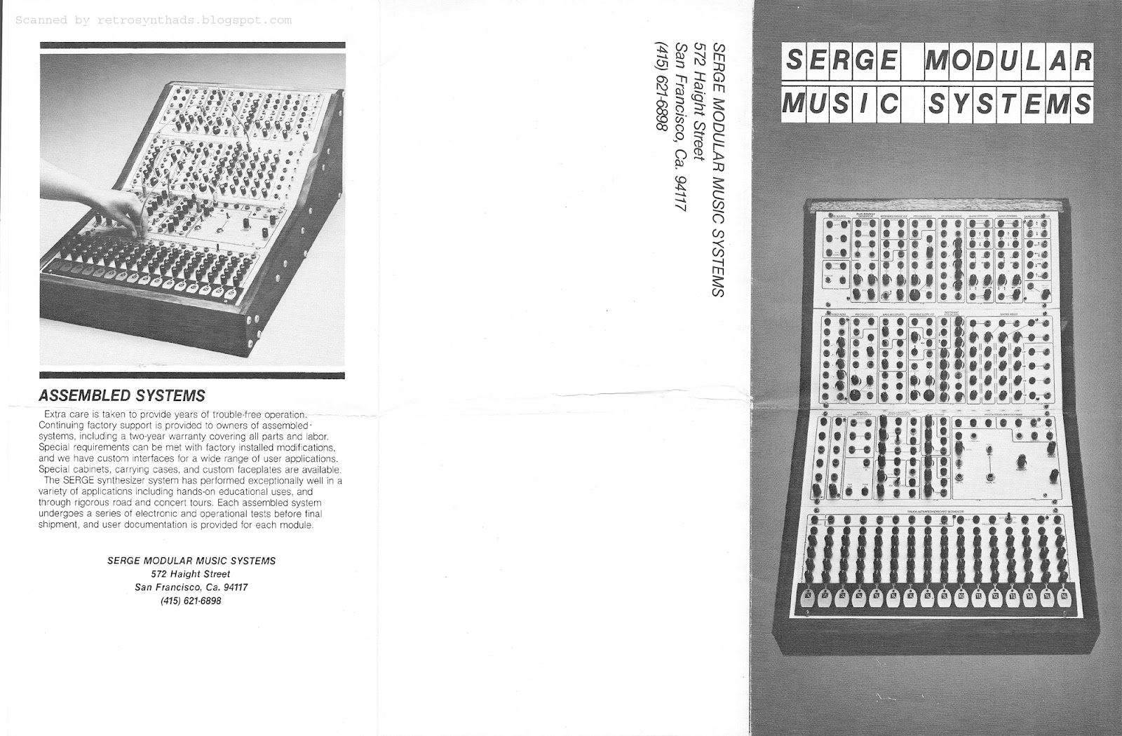 MATRIXSYNTH: 1981 Serge Modular Ad