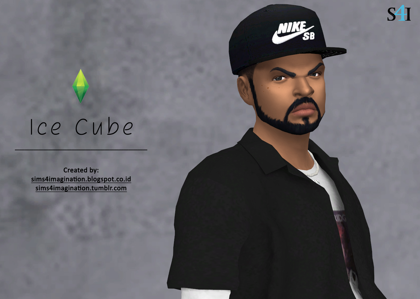 My Sims 4 CAS: Ice Cube - Imagination Sims 4 CAS