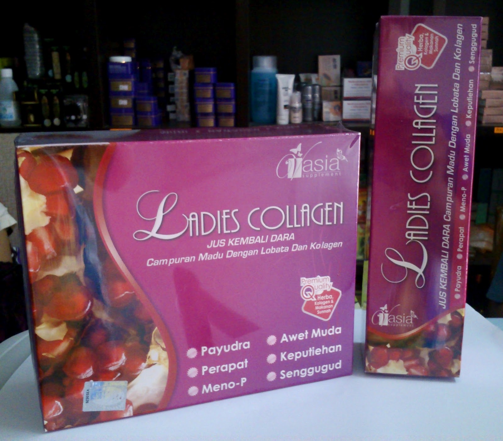 LADIES COLLAGEN SACHETS DAN JUS VASIA | murahcheaponline I CANTIKBEAUTYMALL