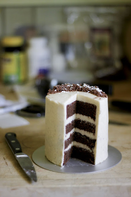 Always With Butter: Chocolate Cake with Vanilla Bean Buttercream & a ...