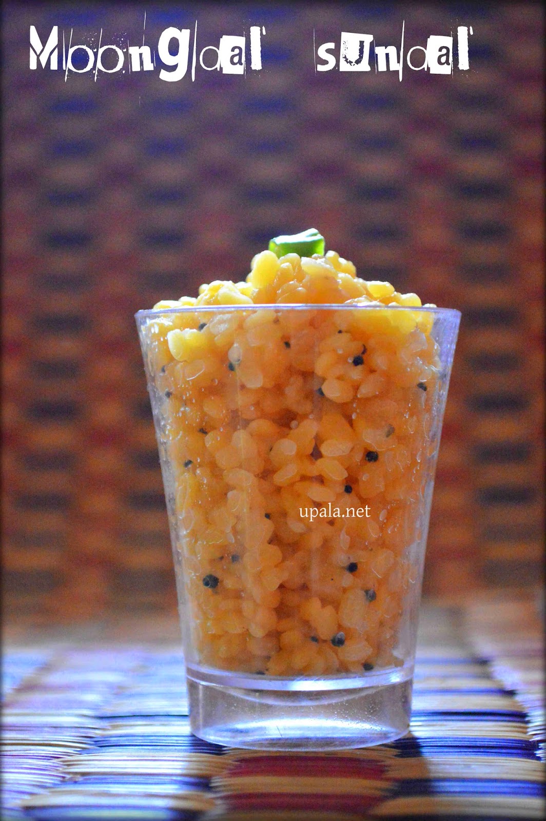 Upala Moong Dal Sundal Upala Moong Dal Sundal