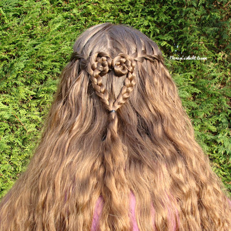 Miriam's Vlecht Lessen (Miriam's braiding instructions): Waterfall braid