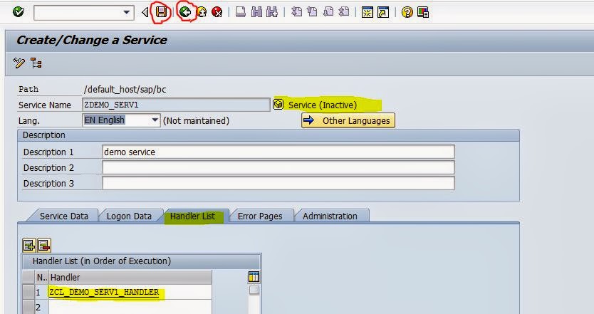 Creating a Service in SICF & Consuming it. - SAP Community