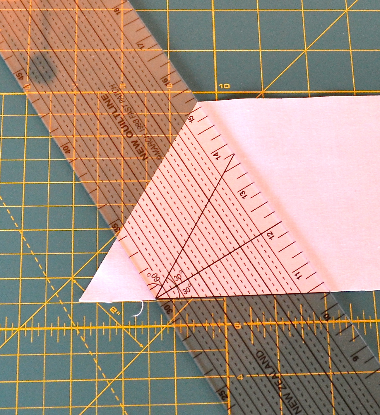 On the Windy Side: How to cut equilateral triangles - a tutorial