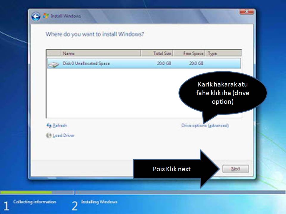 Oinsa Atu Halo Instalasaun Windowo Xp2, 7, 8, 10: Instalasaun windows7