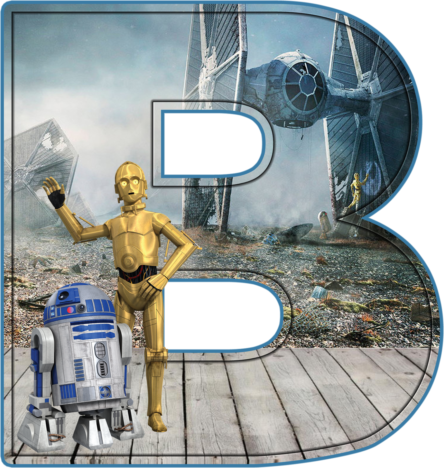 Alfabeto Decorativo: Alfabeto - Star Wars 2 - PNG - Letras - Maiúsculas ...
