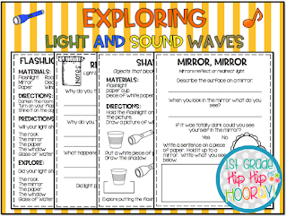 1st Grade Hip Hip Hooray!: Exploring Light and Sound NGSS