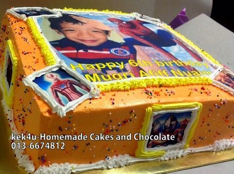 Kek4u Homemade Cakes and Chocolate: kek tema spiderman