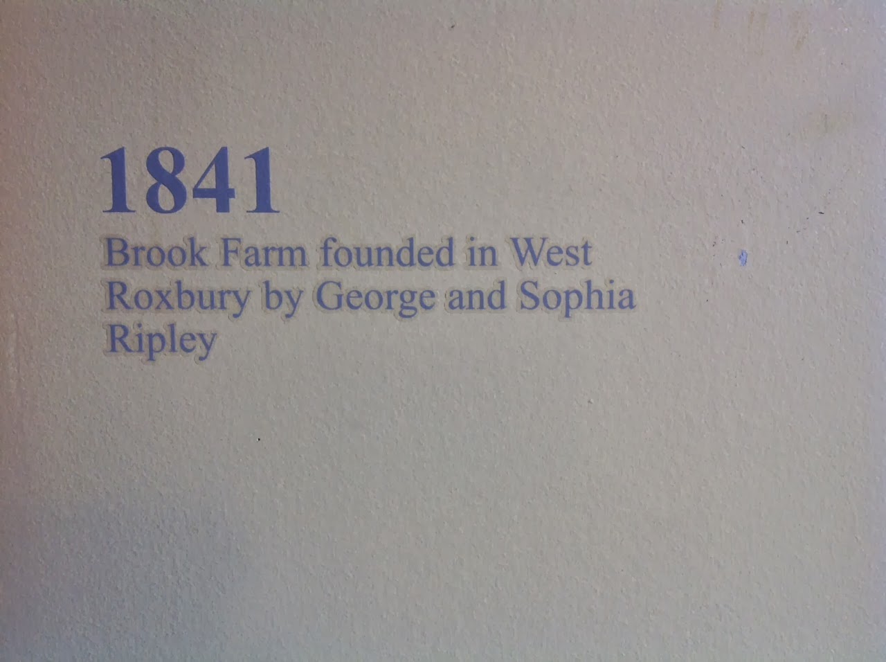 Life From The Roots: Brook Farm in Roxbury, Massachusetts and How it ...