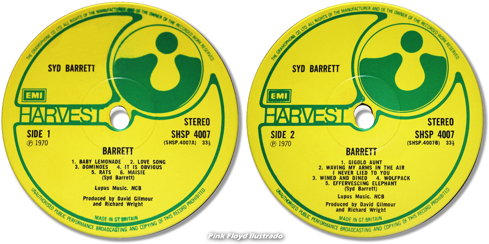 Pink Floyd Ilustrado: 1970 Barrett - Syd Barrett
