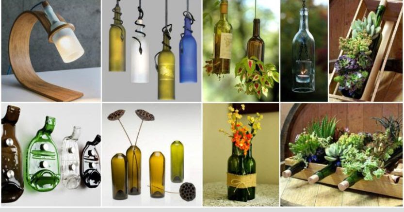 Top Terbaru Membuat Hiasan Dari Botol Kaca Bekas, Kerajinan Botol