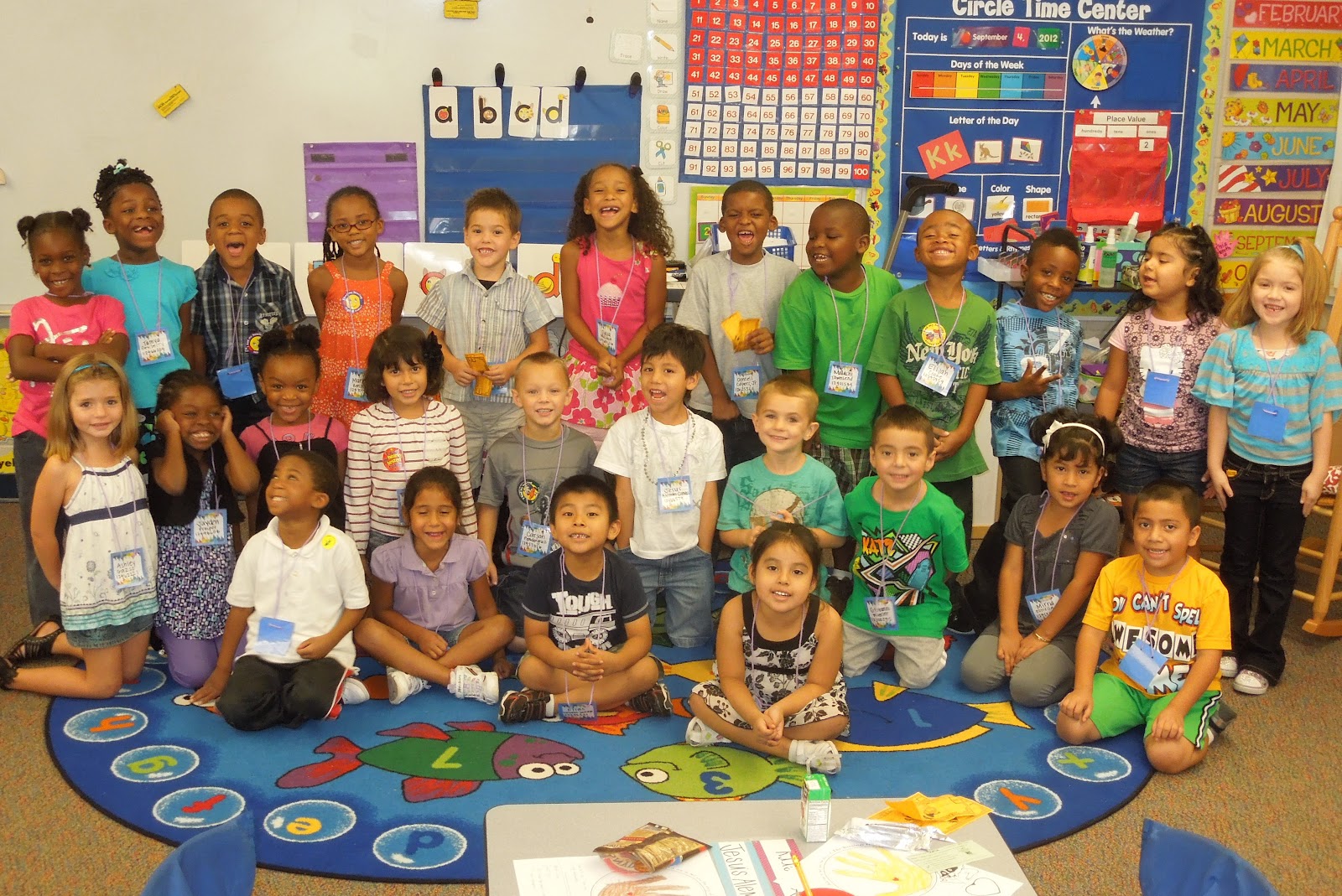 Miss Jones' Kindergarten Class: September 2012