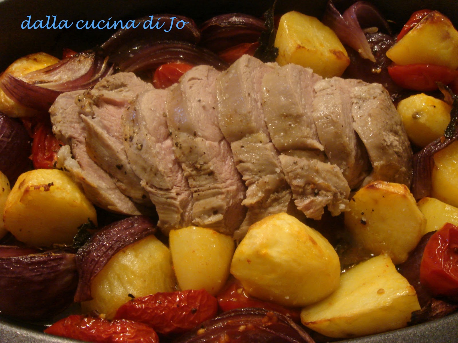 ''dalla cucina di Jo'': Filetto di vitello al forno con verdure