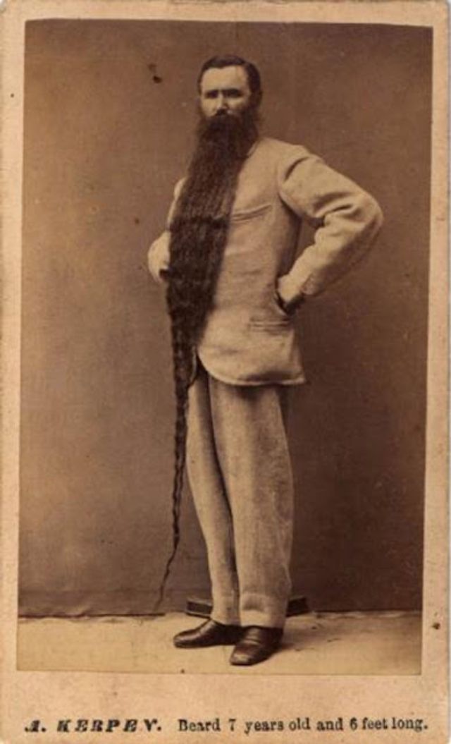 16 Awesome Pictures of Long Beards in the Past That You Have Rarely ...