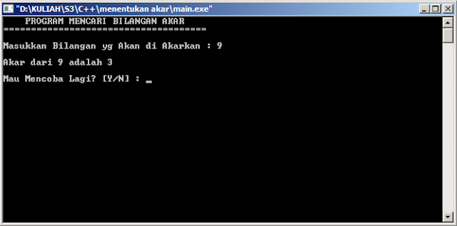 Program Mencari Bilangan Prima ~ fauzan's blog