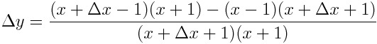 Math Principles Derivative Increment Method