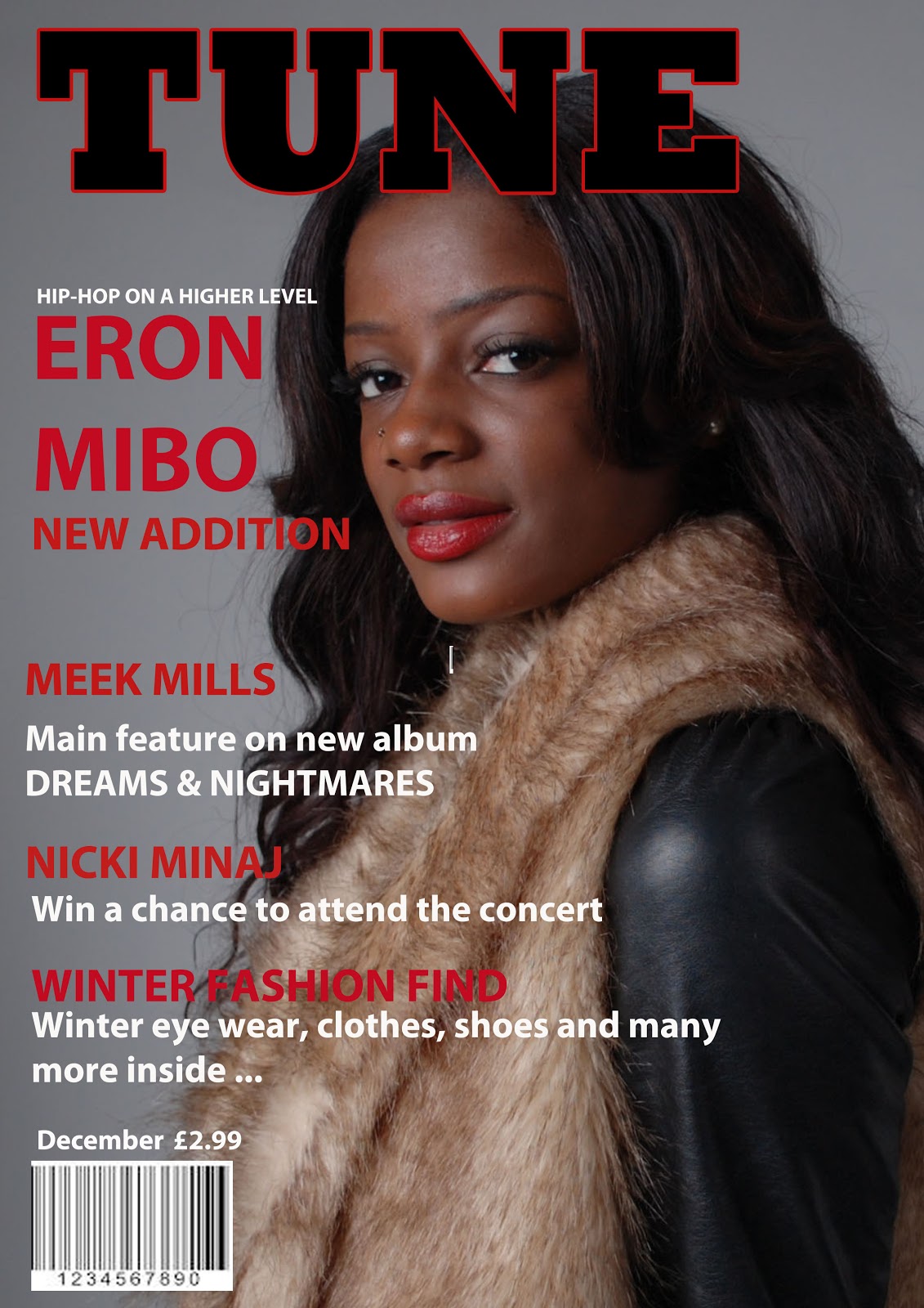 Vancia's blog: Music magazine: front cover, contents page and double ...