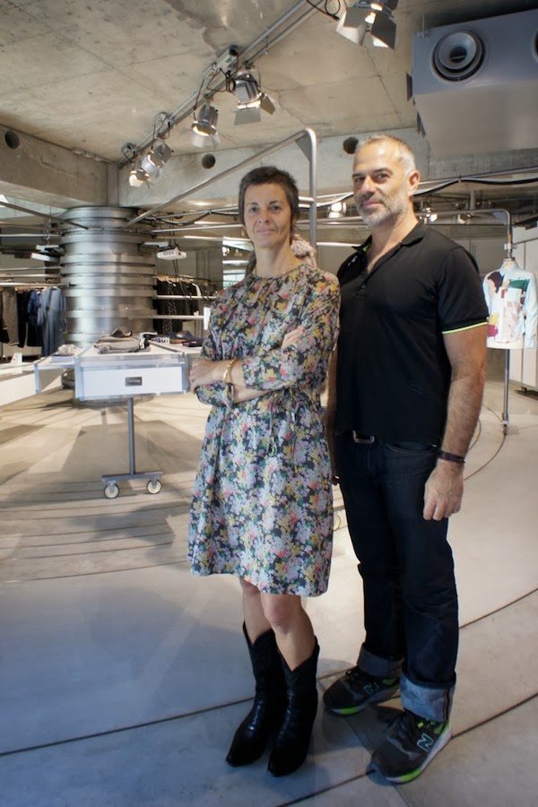 japan-architects.com: LOT-EKがインテリアを手掛けた千駄ヶ谷の「BAND OF OUTSIDERS」旗艦店