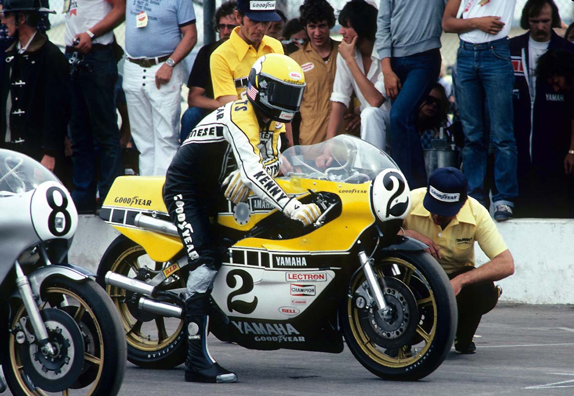 Racing Cafè: Photo #169 - Kenny Roberts @ Daytona 1980