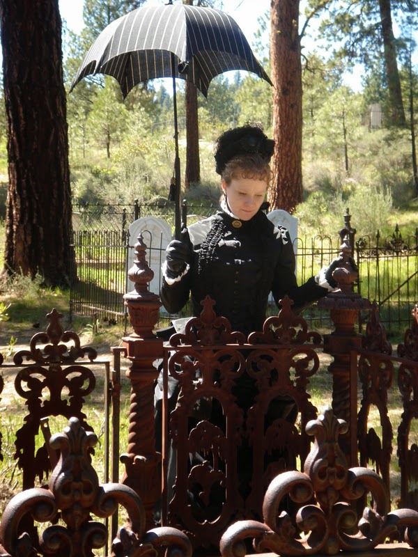 Beauty From Ashes: 1886 Half Mourning Dress