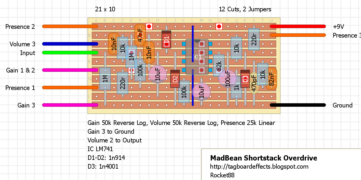 Swapping 50KC Gain Pot with 10KB : r/diypedals