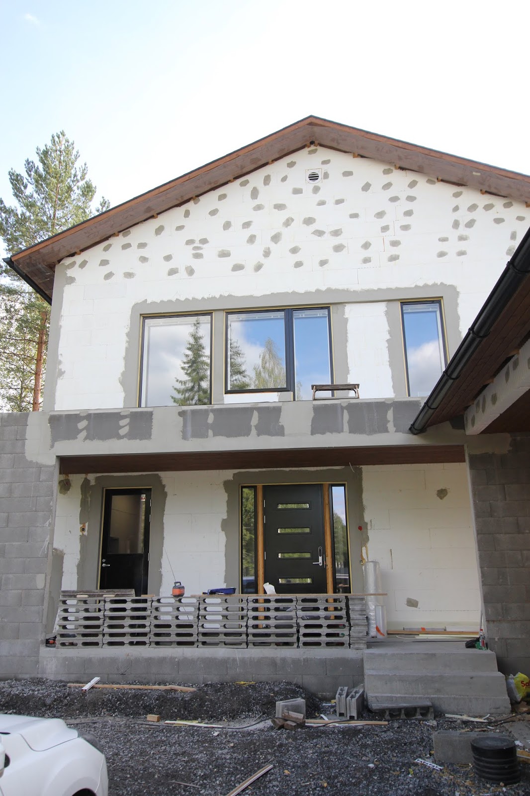 30 vuoden unelma: Ulkoseinien rappaus