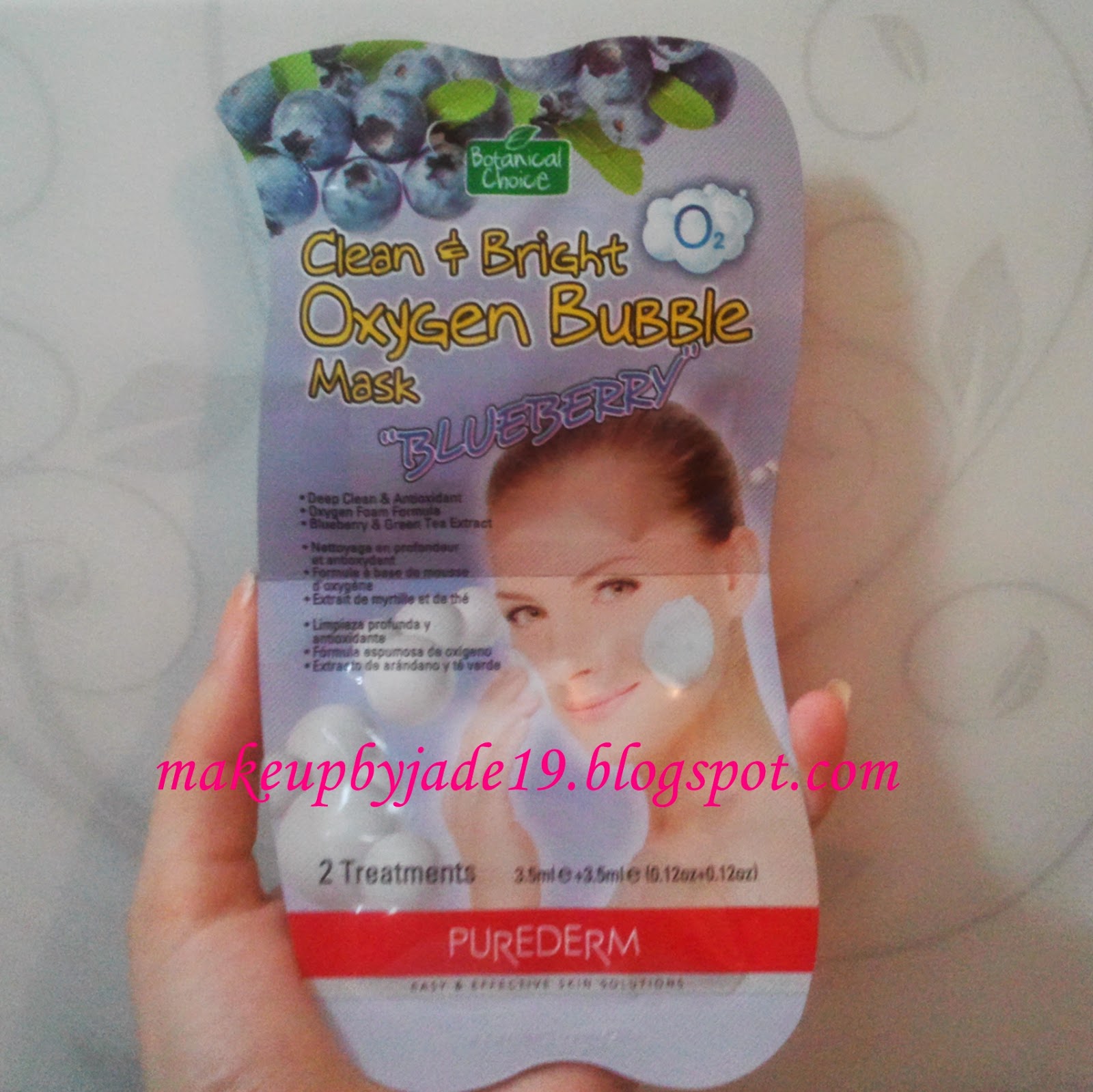 Purederm Oxygen Bubble Mask Blueberry || Oksijen Köpük Maskesi - Makeup ...