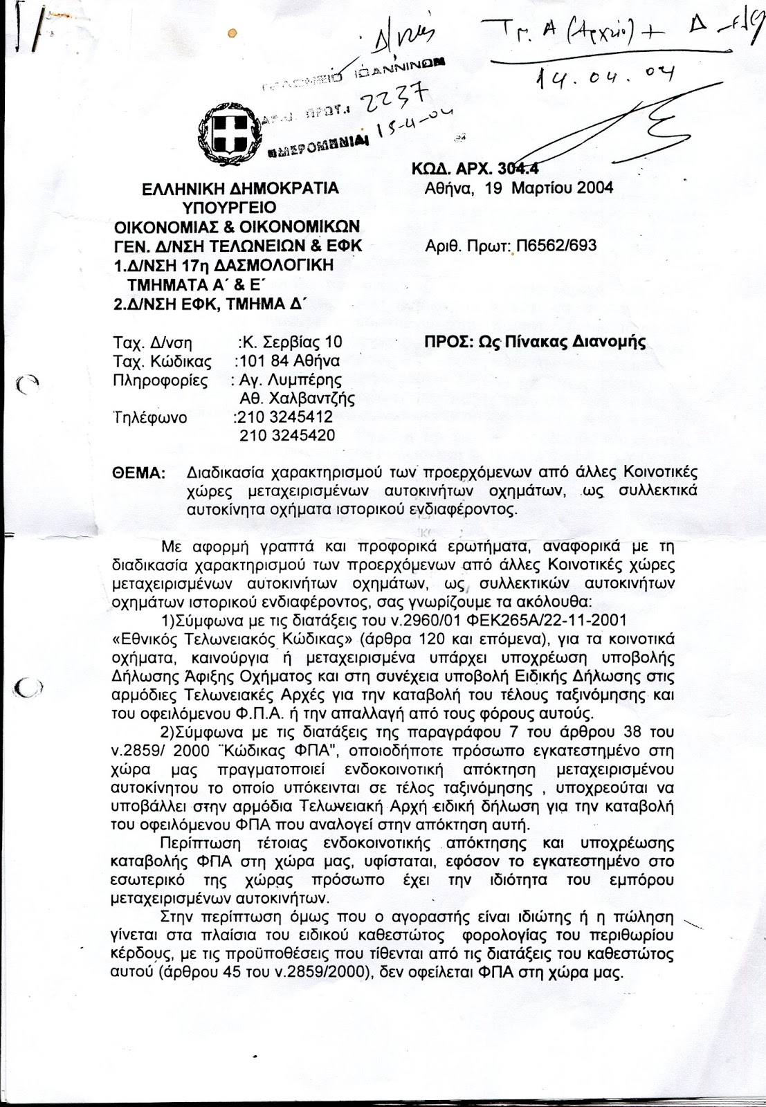ΦΙΛΟΙ ΙΣΤΟΡΙΚΩΝ ΑΥΤΟΚΙΝΗΤΩΝ ΟΧΗΜΑΤΩΝ: 2015