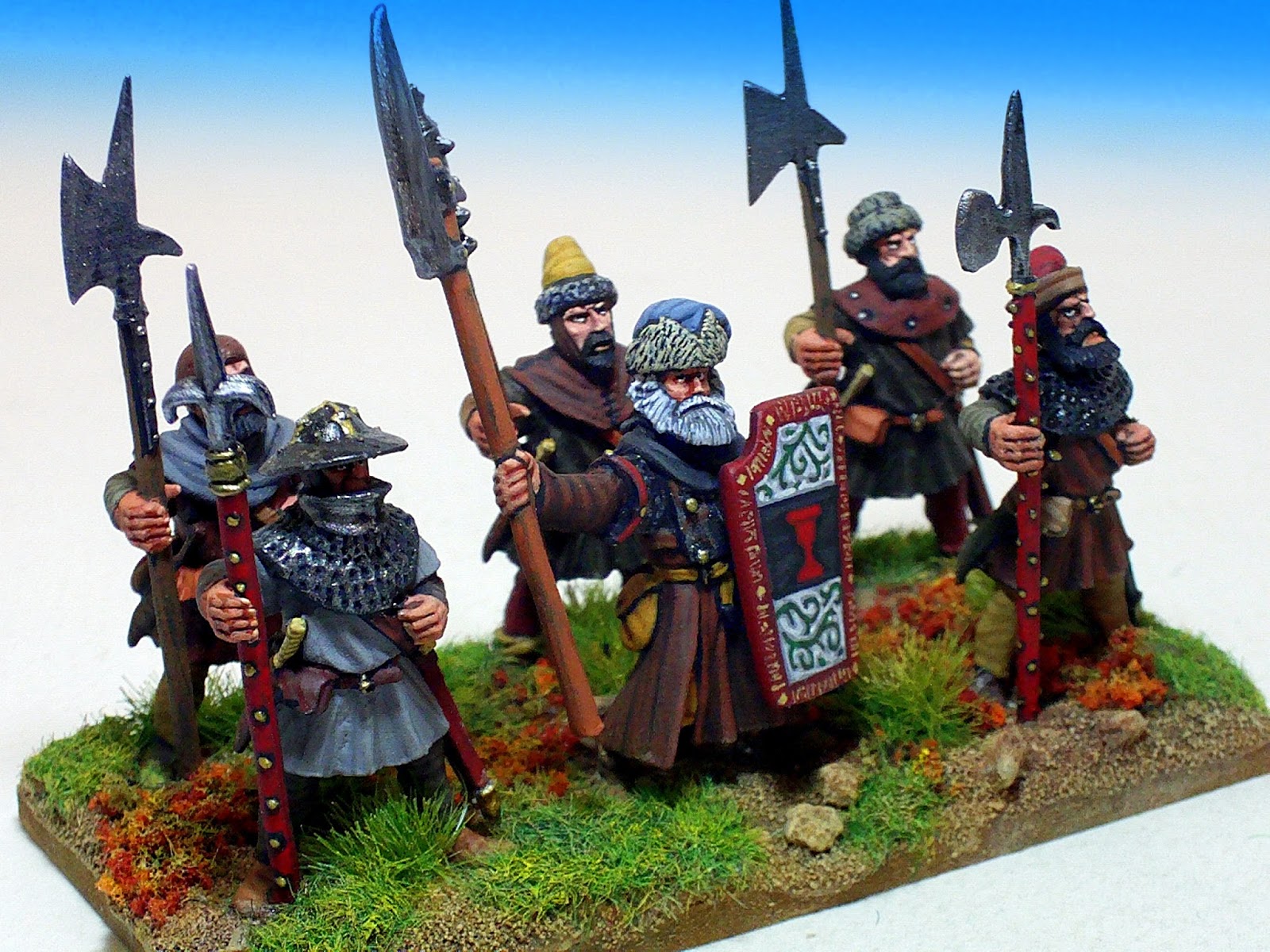 28MM FELDGRAU: Husitas/ Hussite warriors