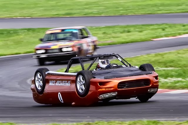 Awesome Upside - Down Car Turns Driving Literally on Its Head