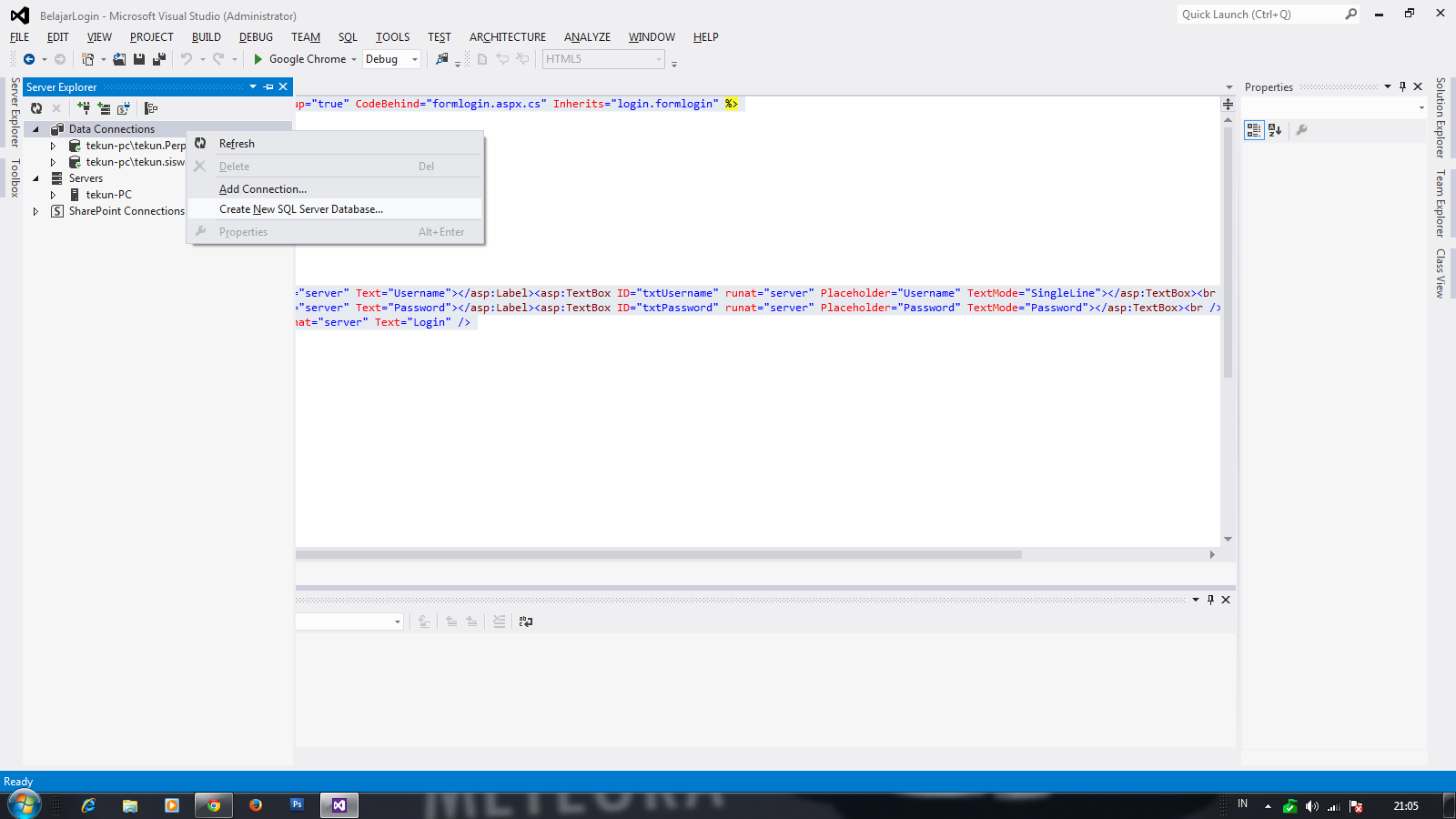 Cara Membuat Login Asp.net Menggunakan C# - shareTo