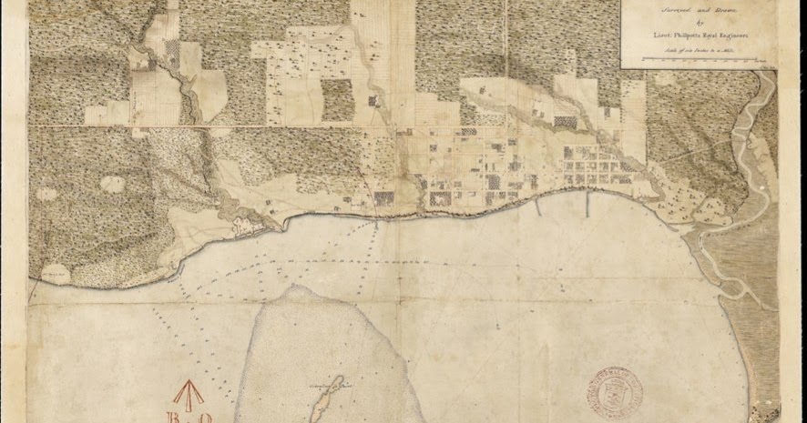 Fort York and Garrison Common Maps: 1818 Phillpotts: Plan of York