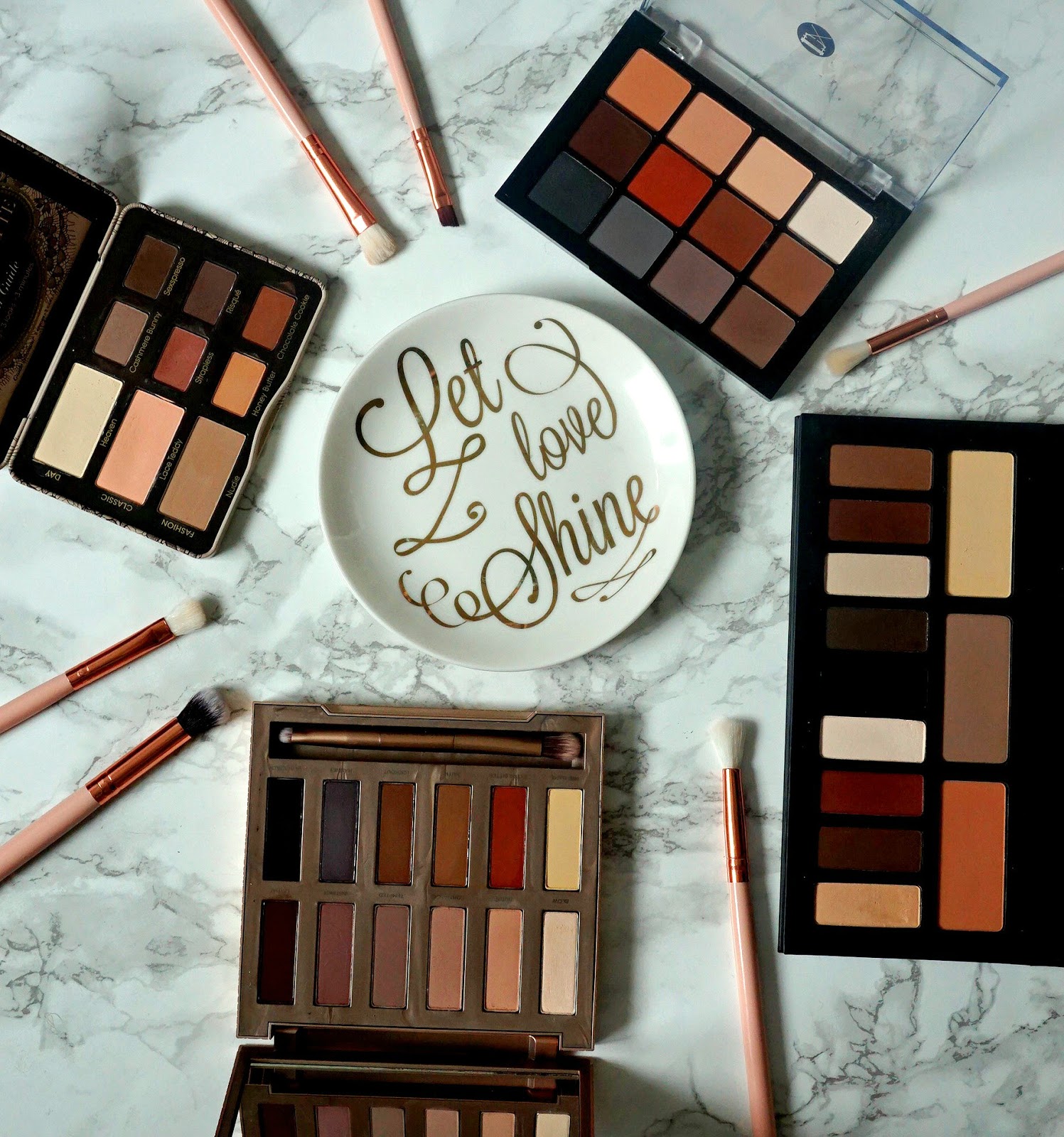 My favourite all matte eyeshadow palettes featuring Viseart, Kat Von D ...