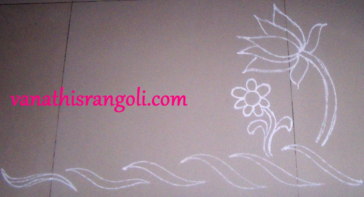 Vanathi's Rangoli / Kolangal: "Happy Beautiful Rainy Day" Rangoli ...