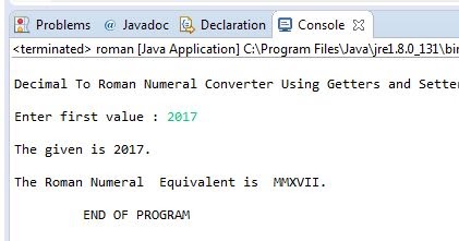 Free Programming Source Codes and Computer Programming Tutorials: Decimal To Roman Numeral ...