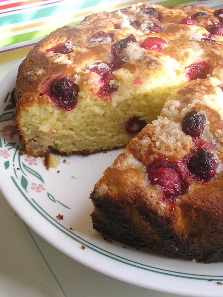 Cooking with Yiddishe mama: Cranberry Ricotta Cake