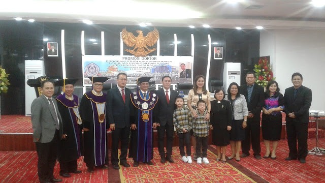 Mantan DirPem Bank SulutGo Raih Doktor Ilmu Management