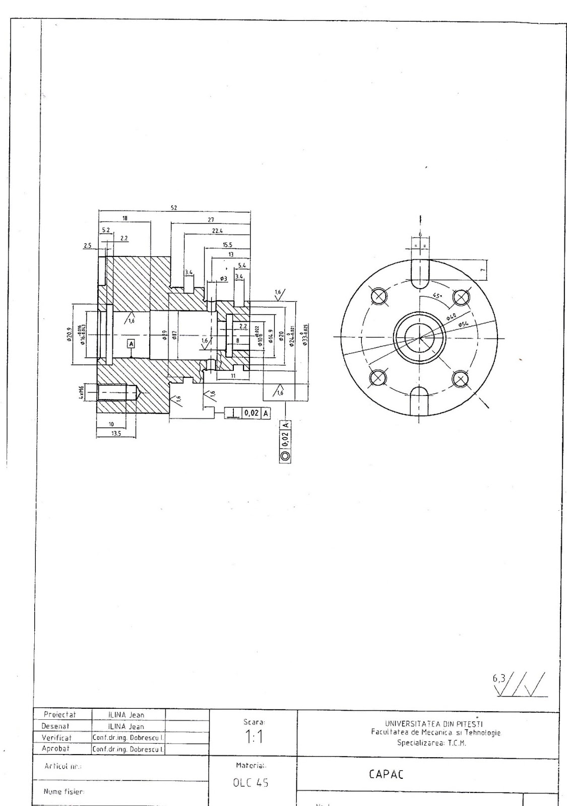 Proiectare Catia si AutoCAD.: Verificare partiala Infografica. Modele ...