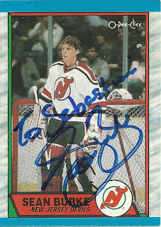 Hell's Valuable Collectibles: Sean Burke: 7 Autographed Items (Part 1)