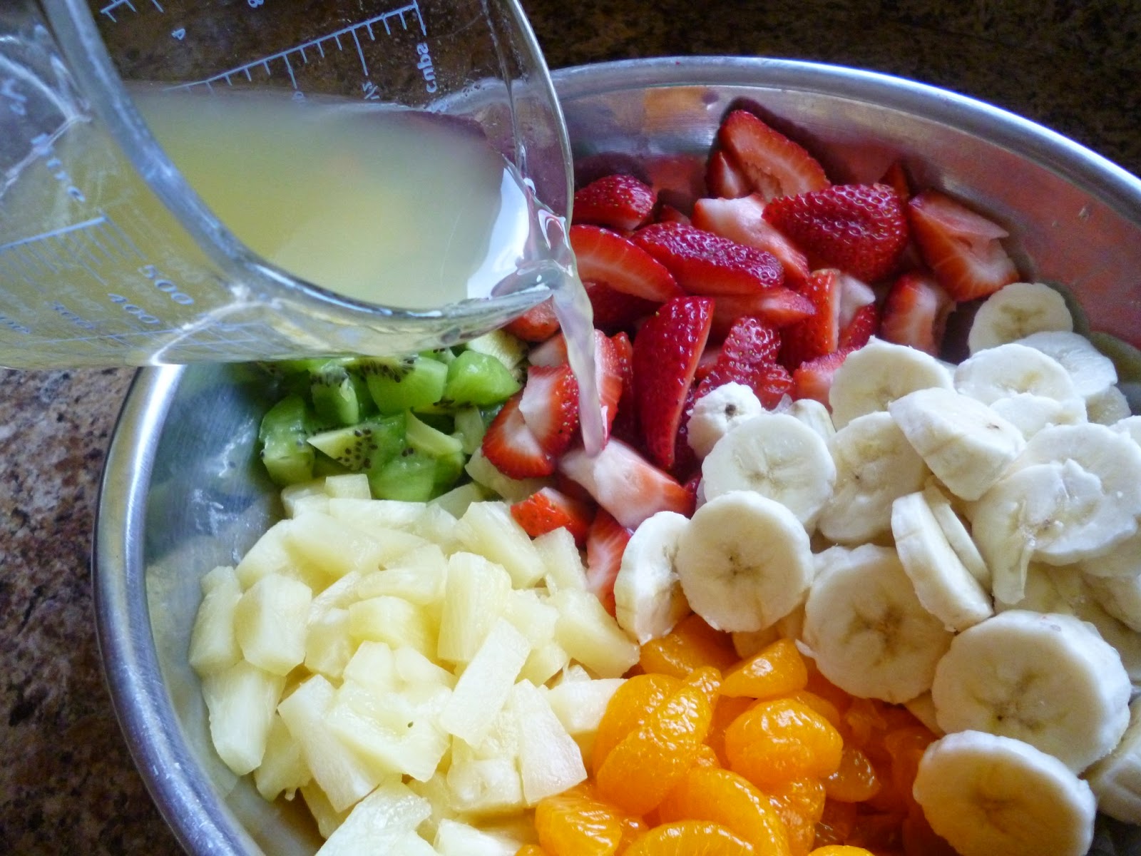 darlaville: honey lime fruit toss