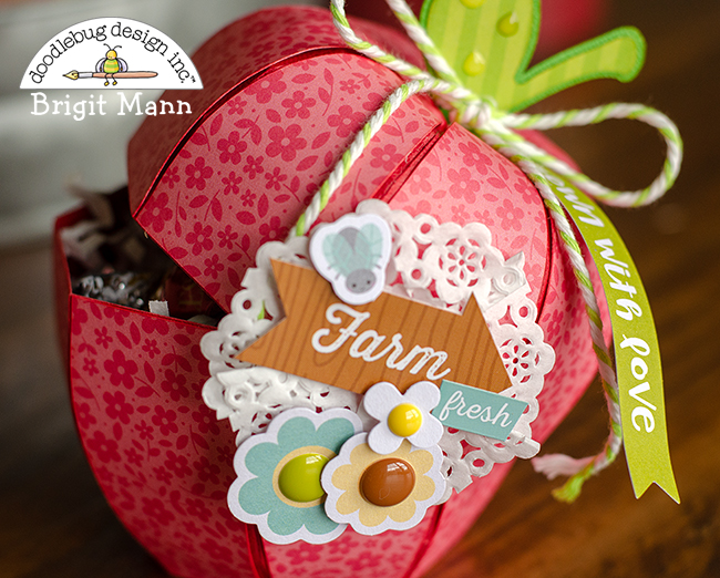 Doodlebug Design Inc Blog: Petite Prints Apple Treat Box | with Brigit