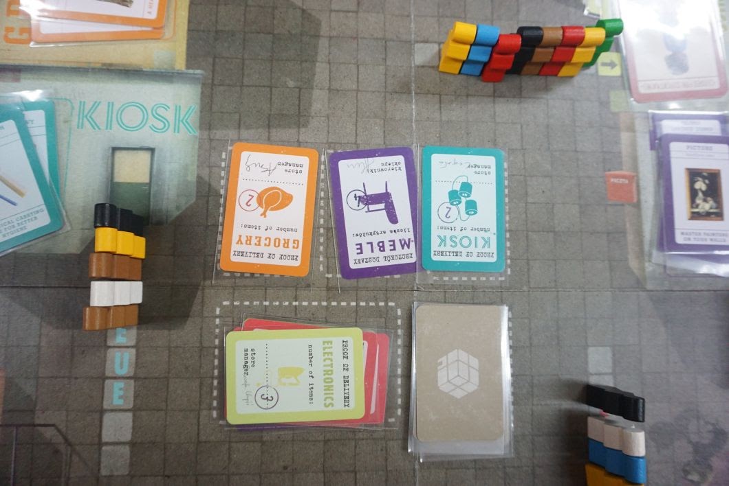 Hiew's Boardgame Blog: Kolejka (the queuing game)