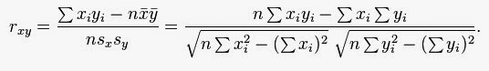 La Estadistica: Coeficiente de correlación de Pearson