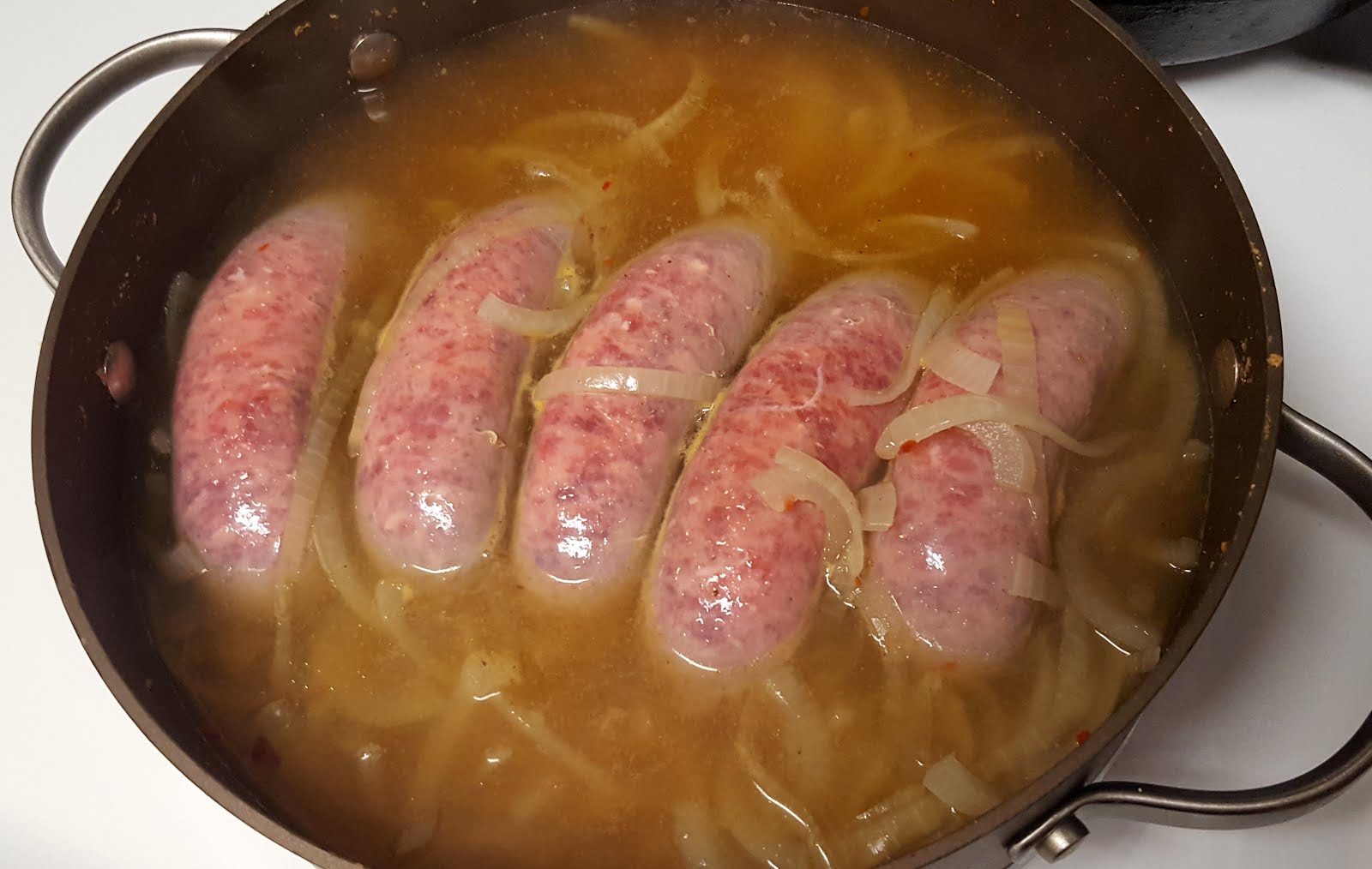 The Calico Kitchen: Beer Brats- Bratwurst boiled in beer!