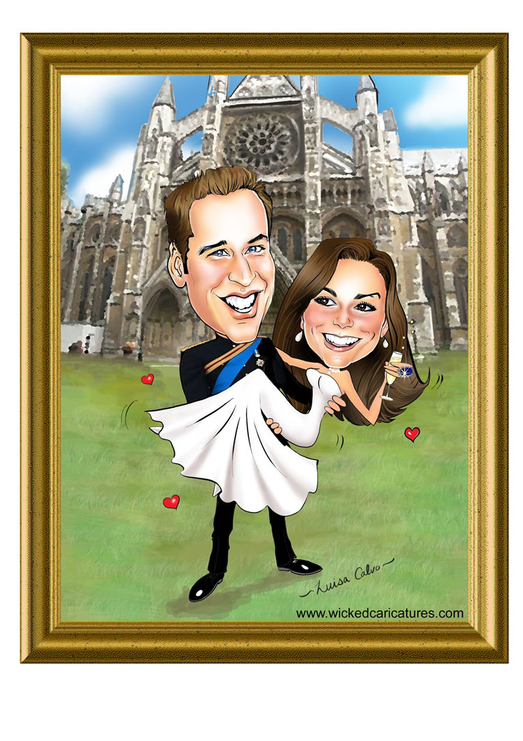 RevTraveler: funny caricature william & kate