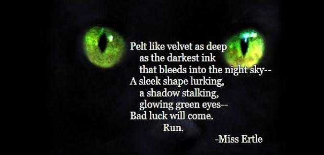 Miss Ertle's Poetry Emporium : Black Cats and Witches and Ghosts-- OH ...